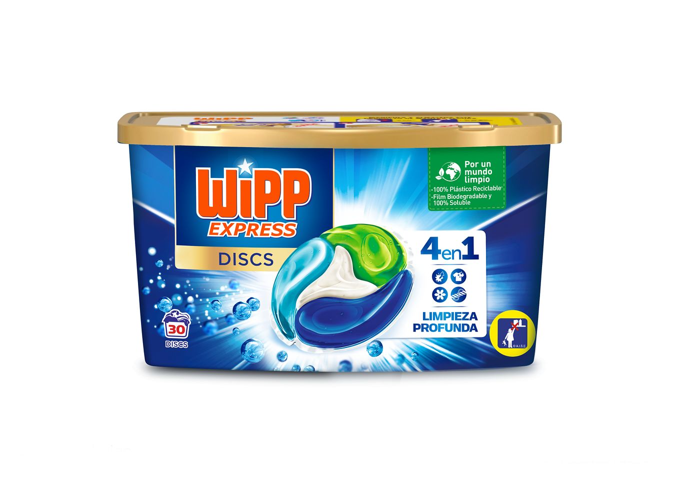 Wipp Express relanza sus Discs 4en1, ahora con un packaging más sostenible