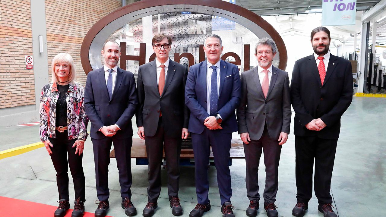 Henkel recibe al president de la Generalitat para clausurar el 60 ...