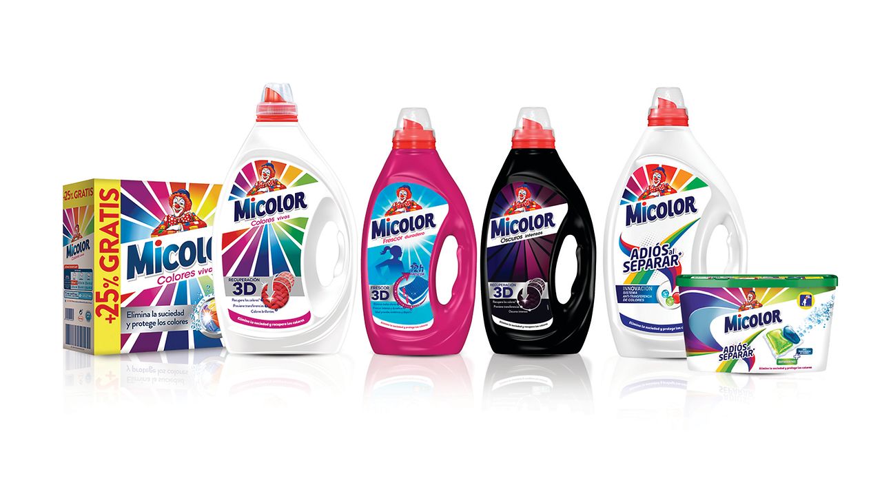 Mantén los colores de tu ropa siempre vivos como los del payaso de Micolor